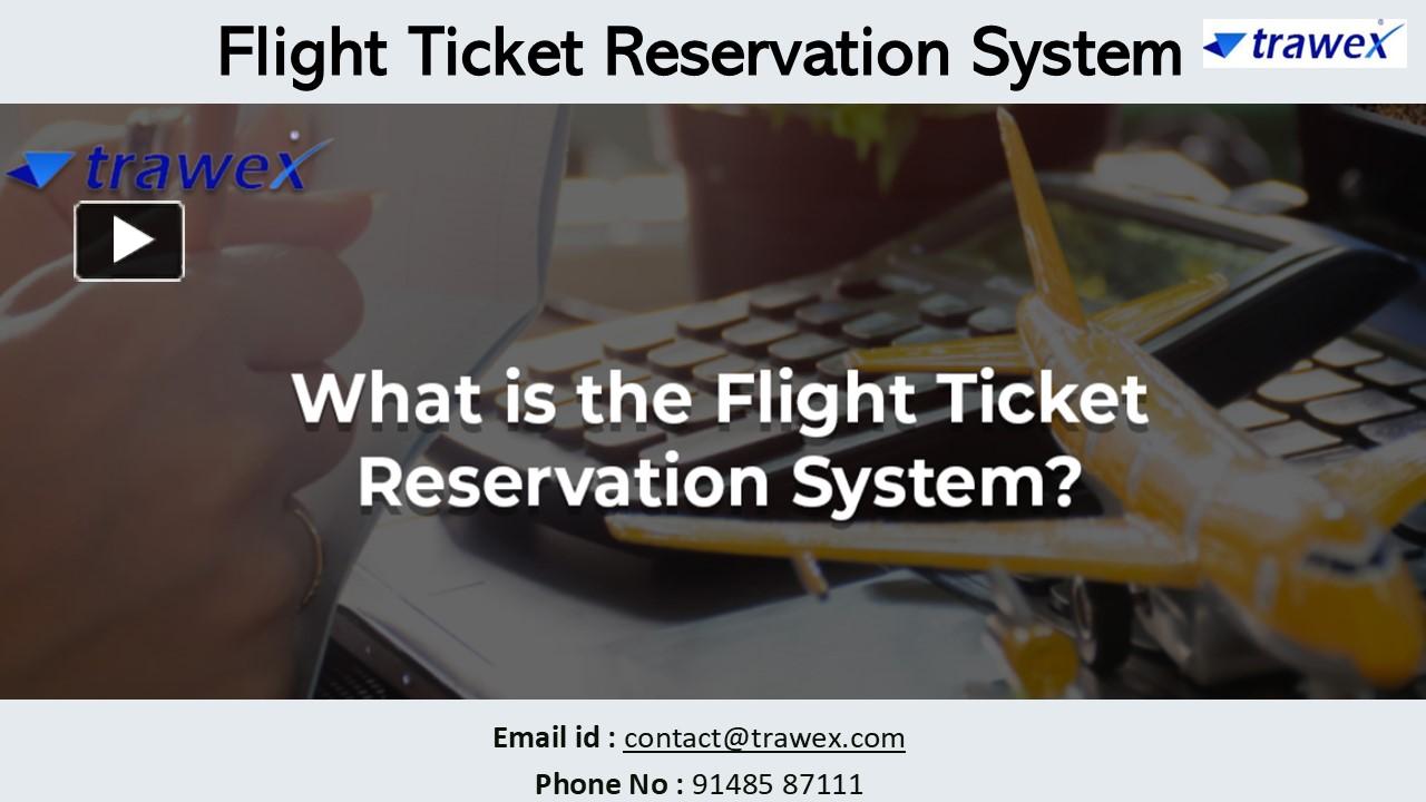 PPT – Flight Ticket Reservation System PowerPoint presentation | free ...