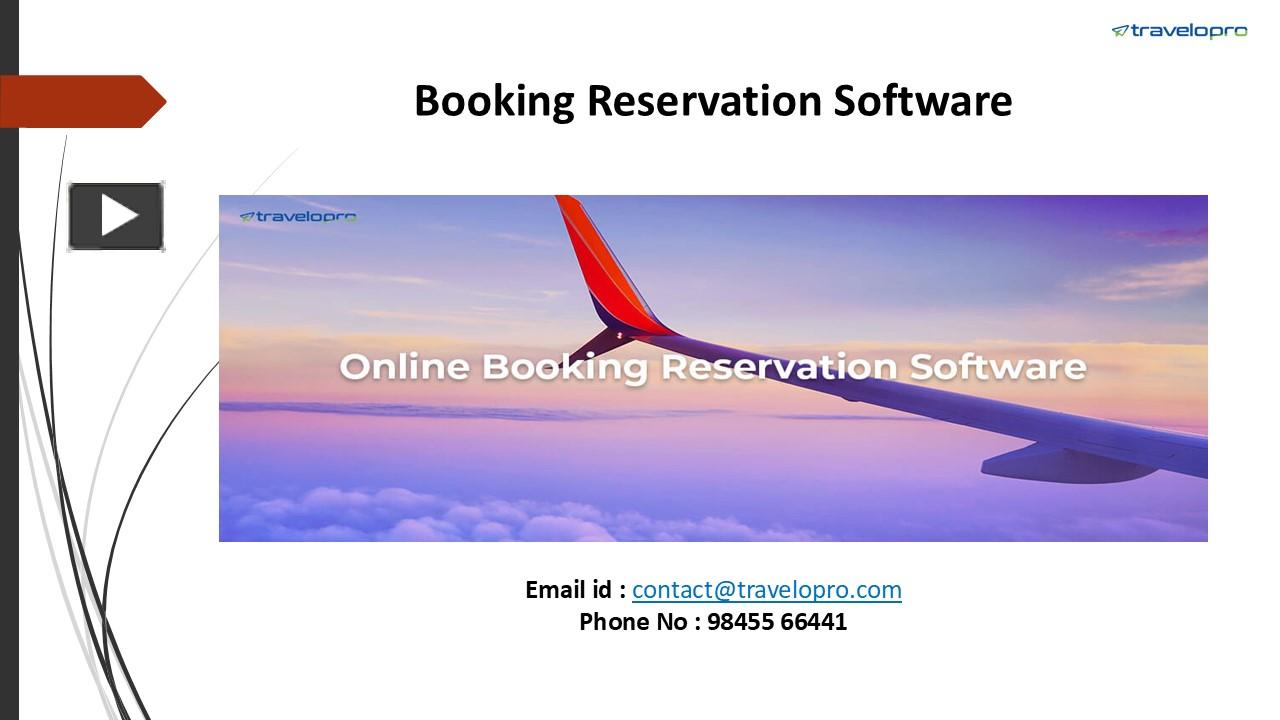 PPT – Booking Reservation Software PowerPoint presentation | free to ...