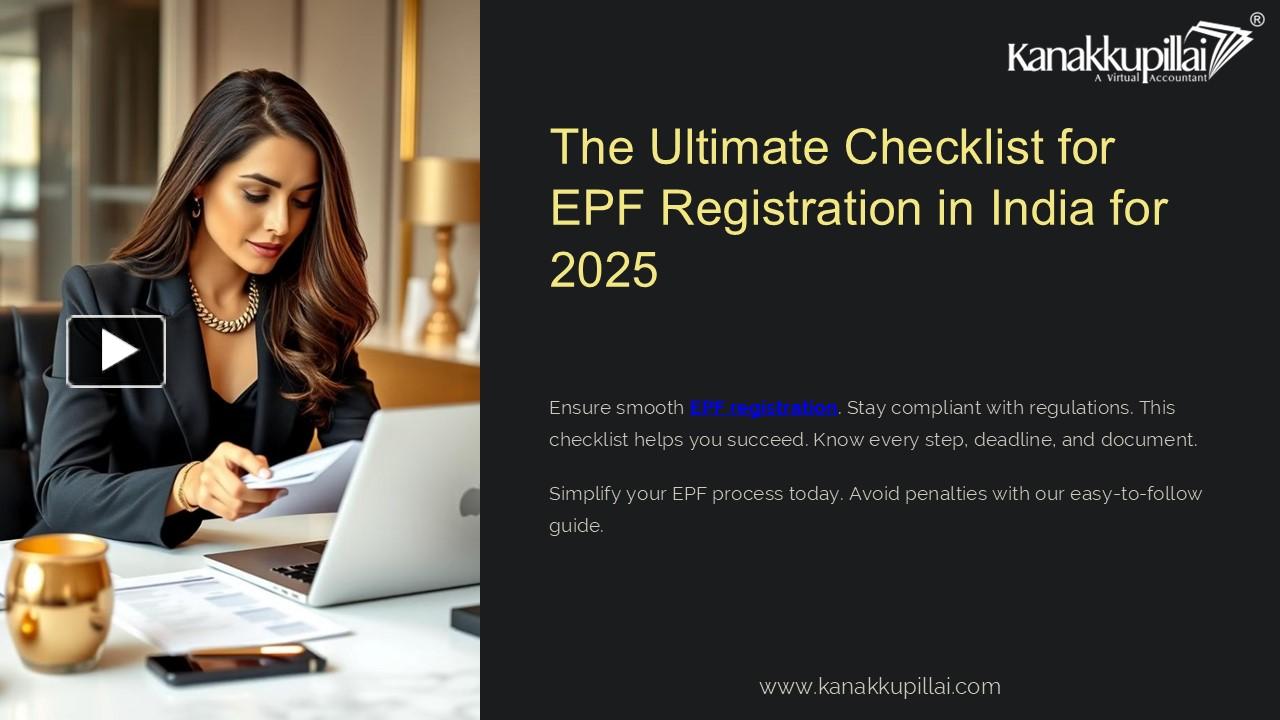 PPT – The Ultimate Checklist for EPF Registration in India for 2025 ...