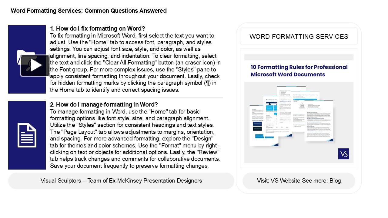 PPT – Identifying and Resolving Hidden Formatting Issues in Word ...