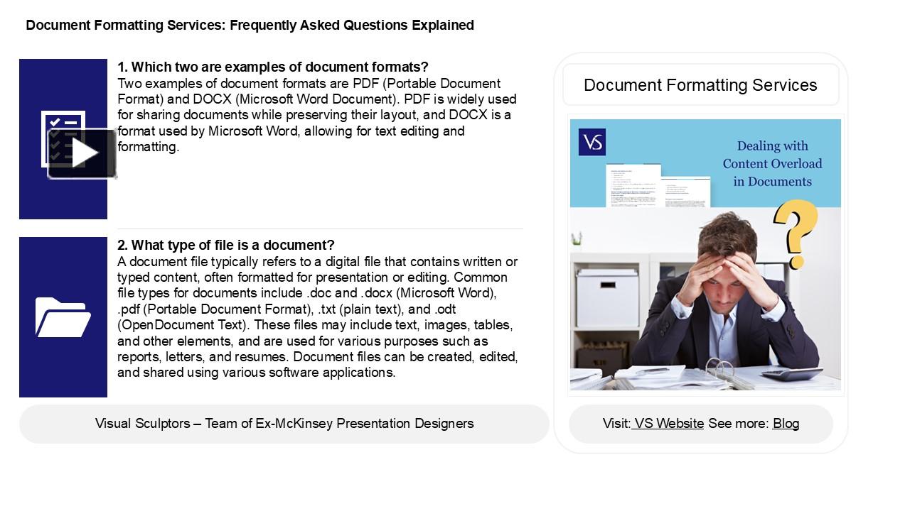 Choosing the Right Format for Your Document Needs presentation | free ...
