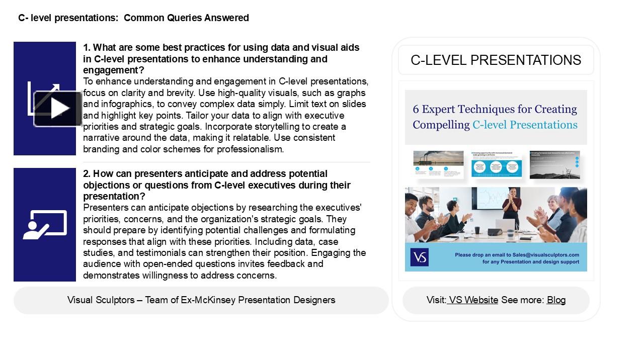 PPT – Aligning Presentations with C-Level Goals and Objectives ...