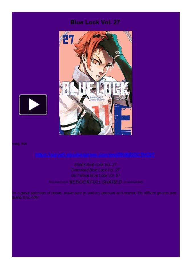 PPT – PDF READ Blue Lock Vol. 27 PowerPoint presentation | free to ...
