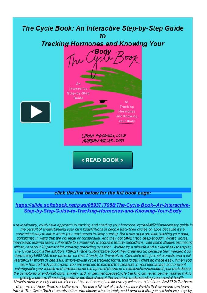 PDF The Cycle Book: An Interactive Step-by-Step Guide to Tracking ...