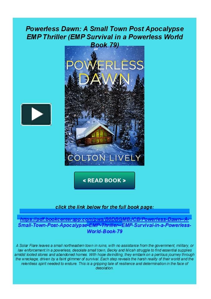 PPT – PDF Powerless Dawn: A Small Town Post Apocalypse EMP Thriller ...