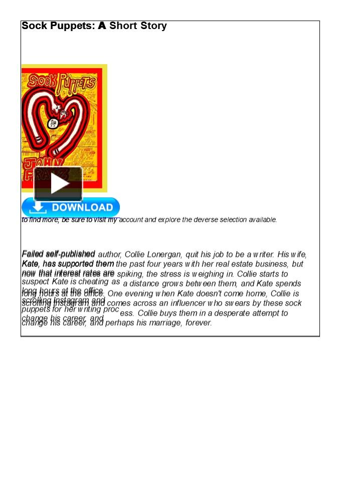 PPT – Kindle Sock Puppets: A Short Story PowerPoint presentation | free ...