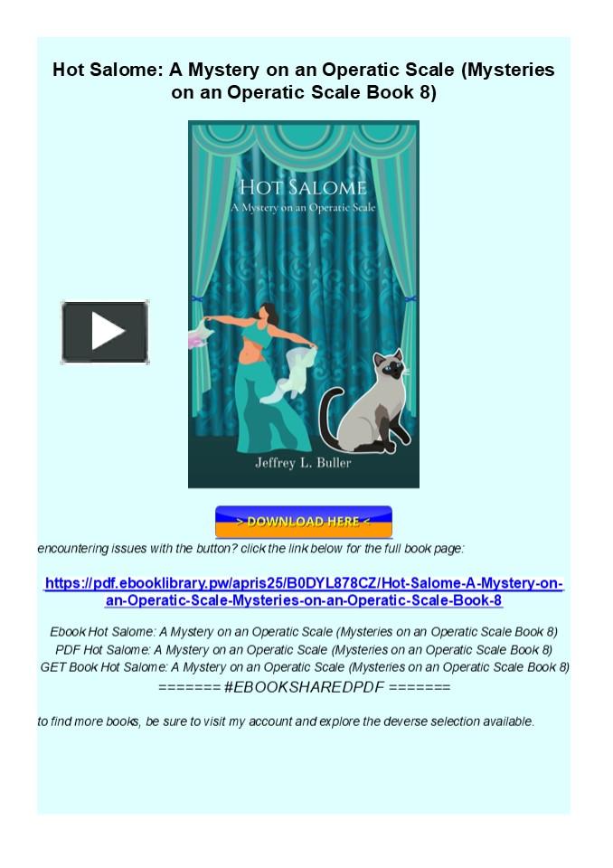 Kindle Hot Salome: A Mystery on an Operatic Scale (Mysteries on a ...