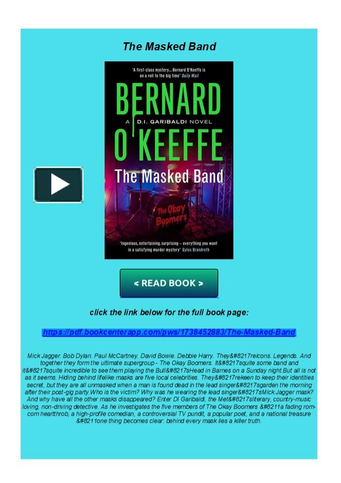 PDF The Masked Band presentation | free to download