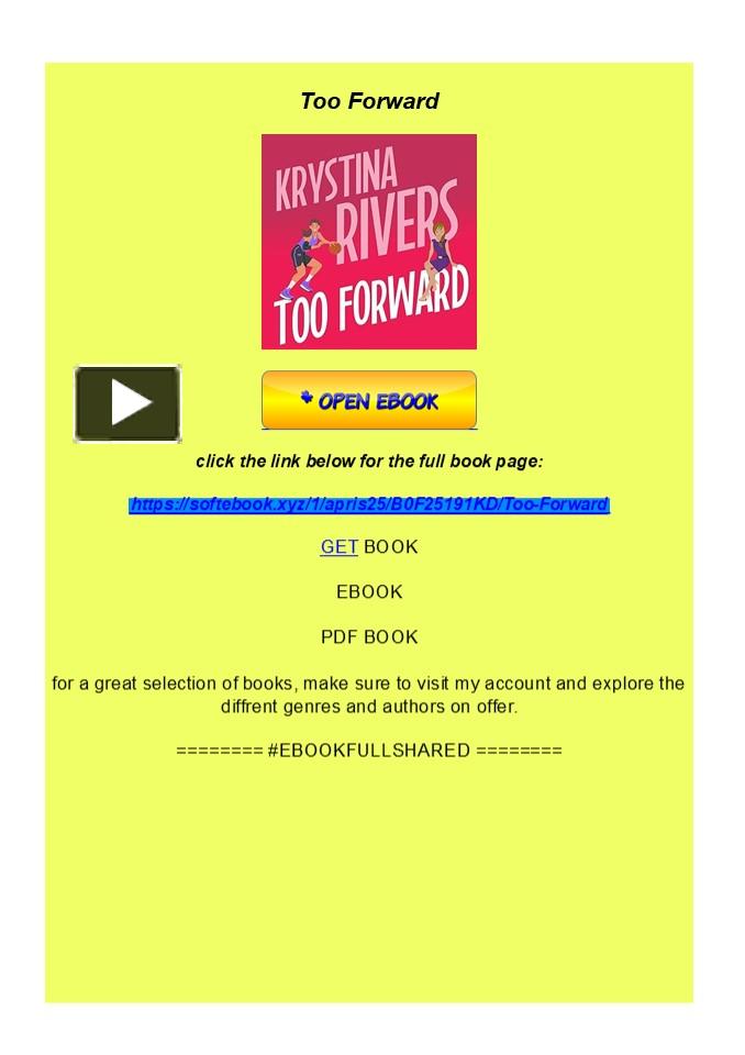 READ Too Forward presentation | free to download