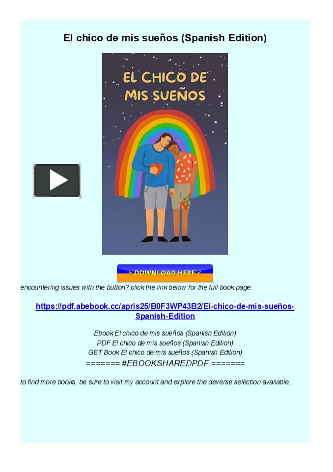 READ El chico de mis sueños (Spanish Edition) presentation | free to ...