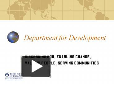 PPT – Department for Development PowerPoint presentation | free to view ...