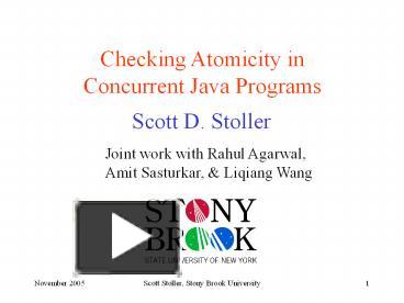Checking Atomicity in presentation | free to view