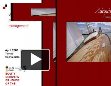 Insurance ALM case study presentation | free to download
