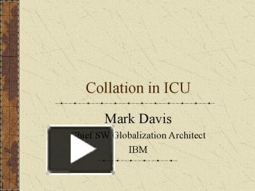 PPT – Collation in ICU PowerPoint presentation | free to download - id ...