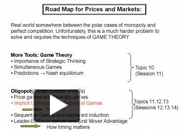 Avoiding the Bertrand Trap II: Cooperation presentation | free to view