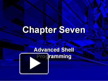 PPT – Chapter Seven PowerPoint presentation | free to download - id ...
