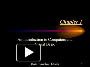 An Introduction to Computers and Visual Basic presentation | free to ...