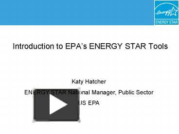 Introduction to EPA presentation | free to view
