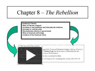 PPT – Chapter 8 The Rebellion PowerPoint presentation | free to view ...
