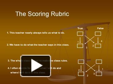 PPT – True False PowerPoint presentation | free to view - id: a184f-ZDZhM