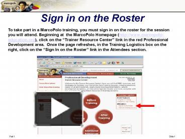 PPT – Sign in on the Roster PowerPoint presentation | free to view - id ...