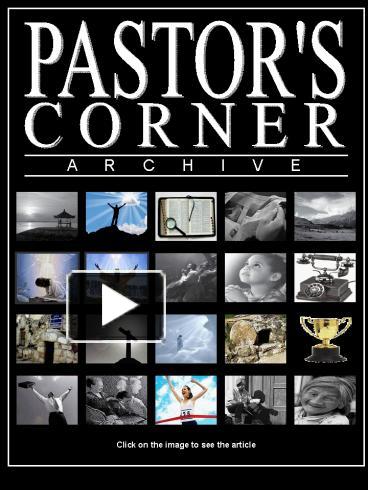 PASTOR'S presentation | free to view