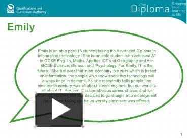 Emily presentation | free to view
