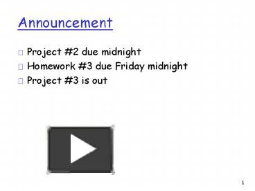 PPT – Announcement PowerPoint presentation | free to download - id ...