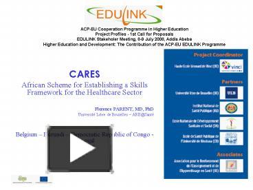 PPT – CARES PowerPoint presentation | free to view - id: a432f-OTgzN