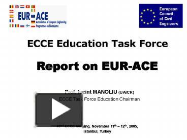 PPT – ECCE Education Task Force PowerPoint presentation | free to view ...