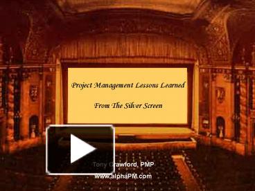 PPT – Project Management Lessons Learned PowerPoint presentation | free ...