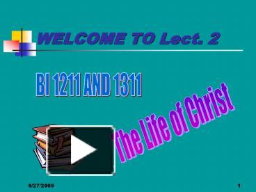 PPT – WELCOME TO Lect. 2 PowerPoint presentation | free to view - id ...
