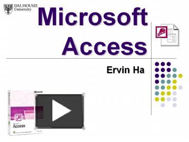 Microsoft Access presentation | free to download