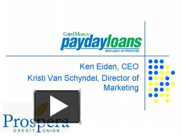 PPT – Ken Eiden, CEO PowerPoint presentation | free to view - id: a7aeb ...