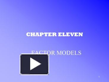 PPT – CHAPTER ELEVEN PowerPoint presentation | free to view - id: a7d8c ...