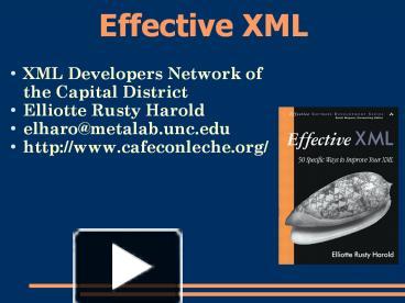 PPT – Effective XML PowerPoint presentation | free to download - id ...