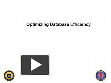 Optimizing Database Efficiency presentation | free to download