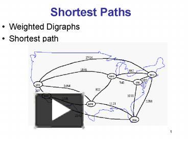 PPT – Shortest Paths PowerPoint presentation | free to download - id ...