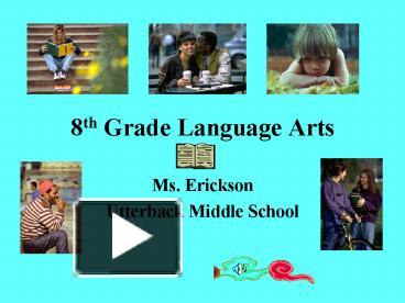 PPT – 8th Grade Language Arts PowerPoint presentation | free to view ...