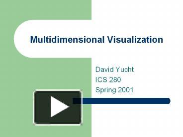 Multidimensional Visualization presentation | free to download