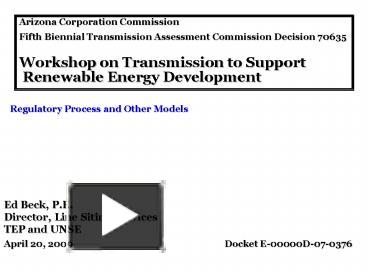 Siting of Transmission Lines presentation | free to download