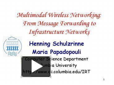 PPT – Henning Schulzrinne PowerPoint presentation | free to download ...