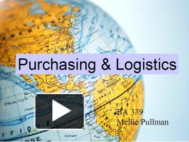 Purchasing presentation | free to view