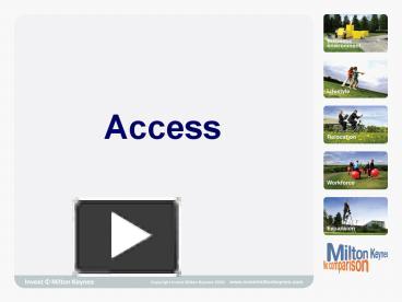 PPT – Access PowerPoint presentation | free to view - id: aa4dc-YjI0Z