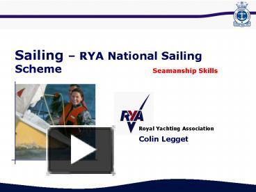 Sailing RYA National Sailing Scheme presentation | free to view
