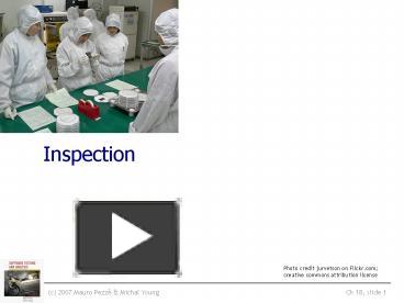Inspection presentation | free to view