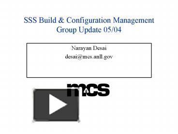 SSS Build presentation | free to download