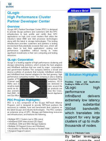 QLogic presentation | free to view
