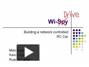 PPT – WiSpy PowerPoint presentation | free to view - id: ab81-ZTM3N