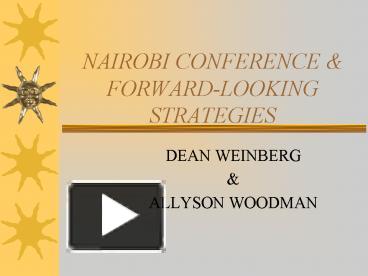 PPT – NAIROBI CONFERENCE PowerPoint presentation | free to view - id ...